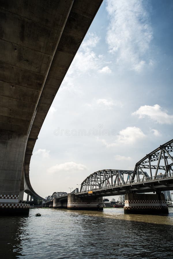 Old Brige in Bangkok stock photo. Image of architecture - 41802056