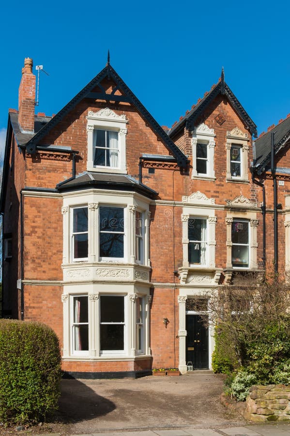 Classic British Architecture Stock Image - Image of bricked, detail ...