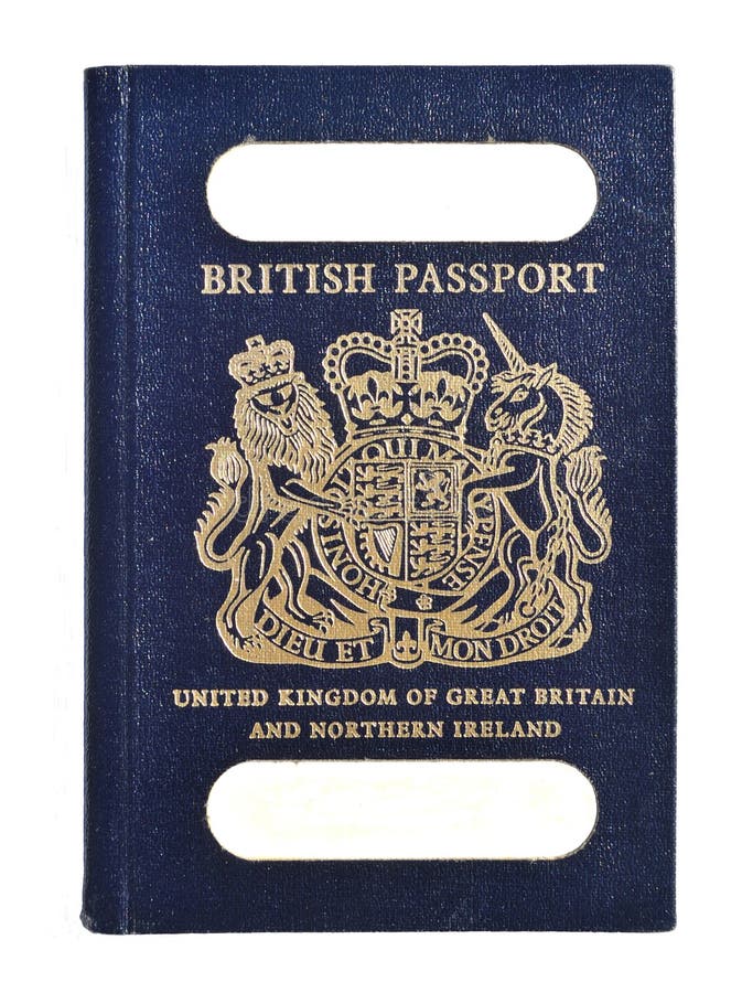 Old British Passport stock image. Image of british, vacation - 40219163
