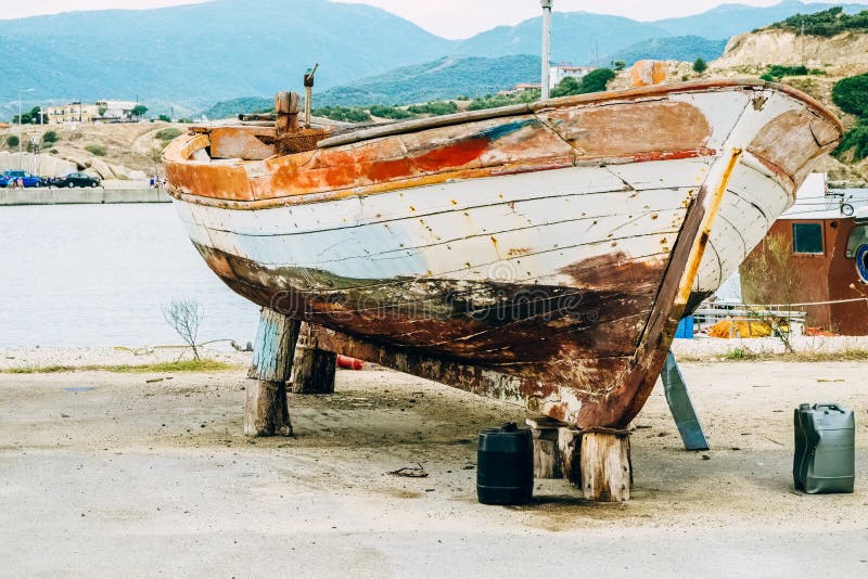 109 Broken Down Old Fishing Boat Stock Photos - Free & Royalty-Free Stock Photos from Dreamstime