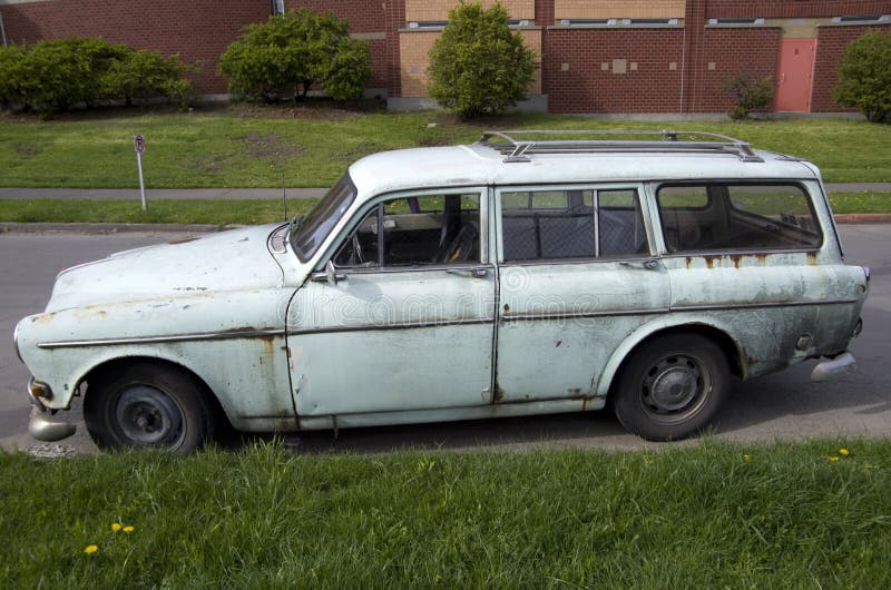 Old broken car wagon stock image. Image of rusty, wagon - 40218217