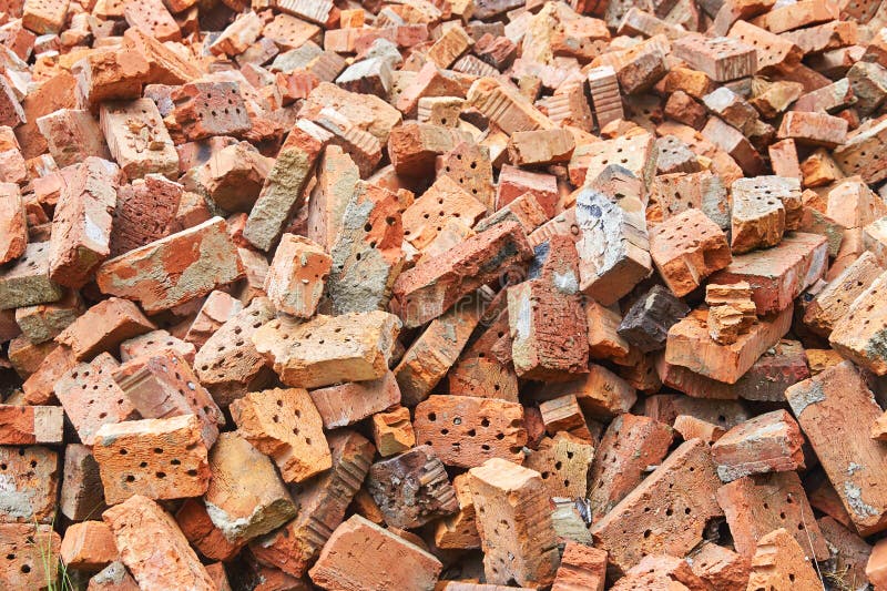 Pile Old Broken Bricks Voids Stock Photos - Free & Royalty-Free Stock ...