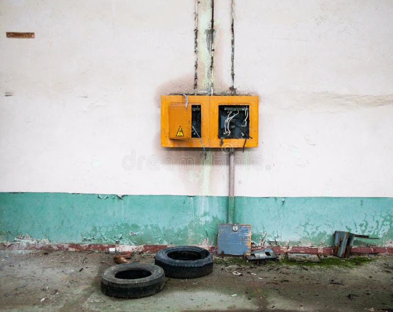 147 Broken Electrical Panel Abandoned Factory Stock Photos - Free ...