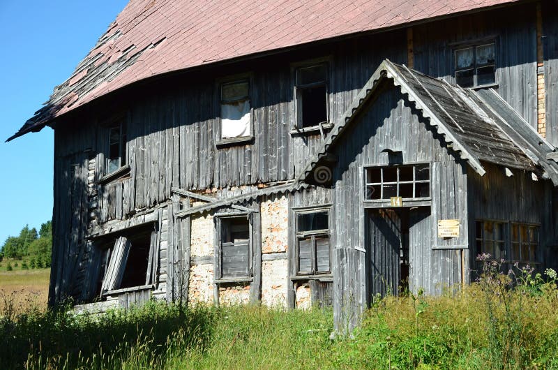 Old broken house stock image. Image of house, construction - 52809047