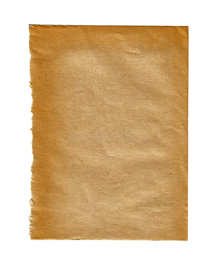 Old torn paper stock image. Image of historic, parchment - 6405235