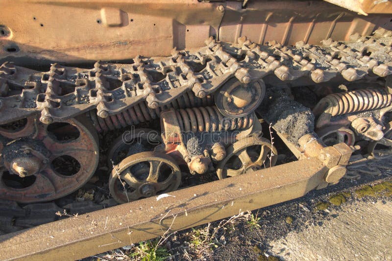 Old Broken, Rusty Bulldozer Stock Image - Image of vehicle, scrapped ...