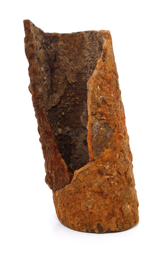 Old broken rusty pipe stock image. Image of background - 279811629