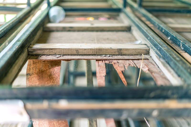 Old Broken Tables and Chairs in School Stock Image - Image of decay ...