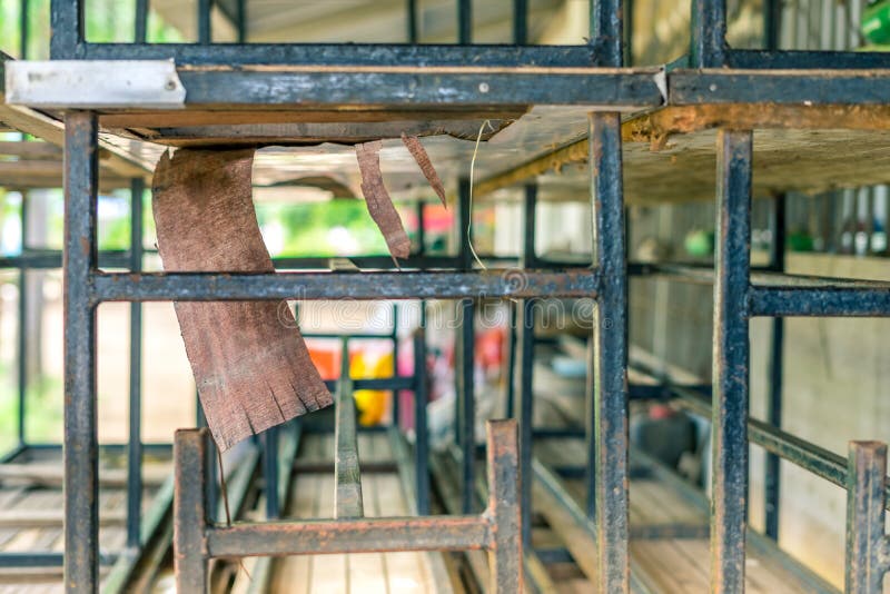 Old Broken Tables and Chairs in School Stock Photo - Image of education ...