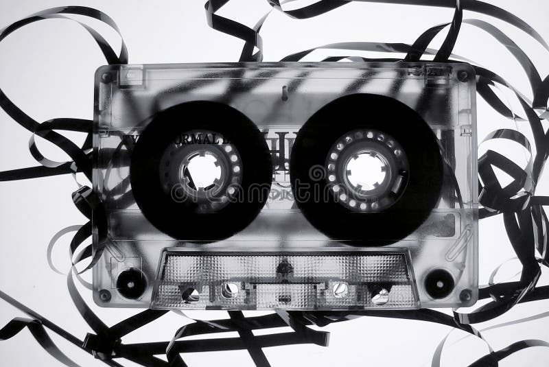 Broken Tape Cassette stock photo. Image of equipment - 36779108