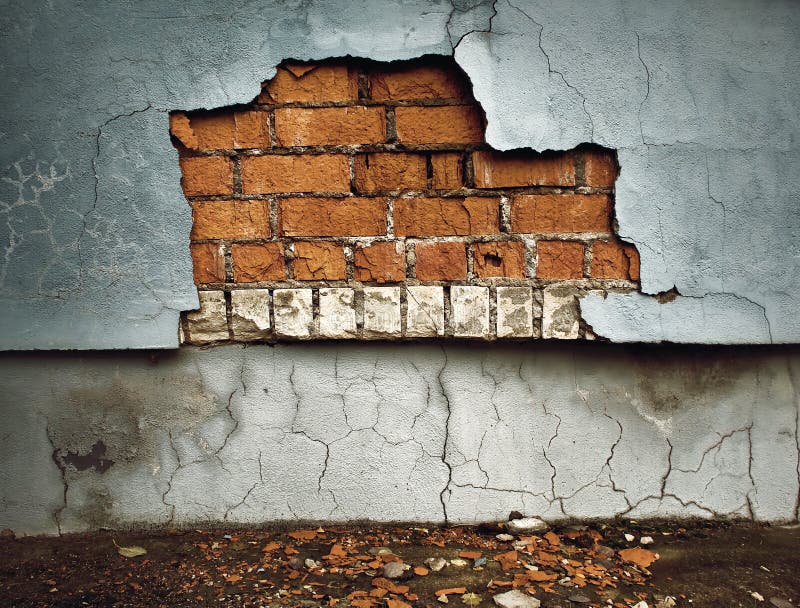 Old broken wall stock photo. Image of molder, fragile - 34915730