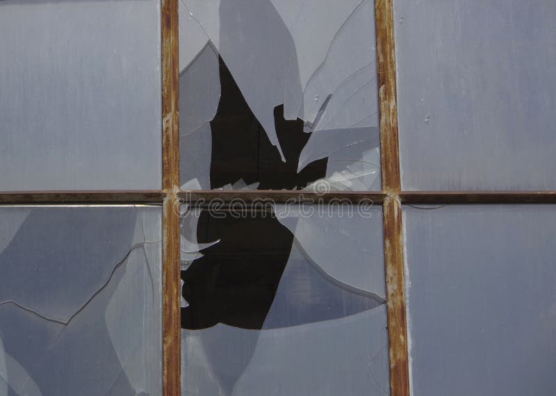 Old broken window. stock photo. Image of grunge, door - 179070662