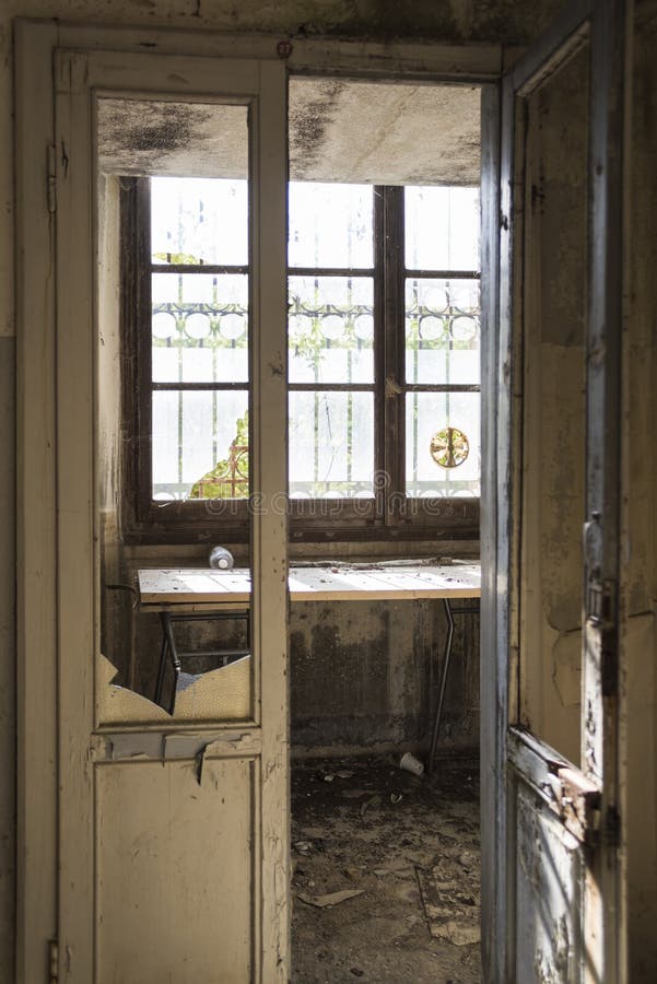 An Old Broken Wooden Window Stock Photo - Image of rusteaten, aged ...