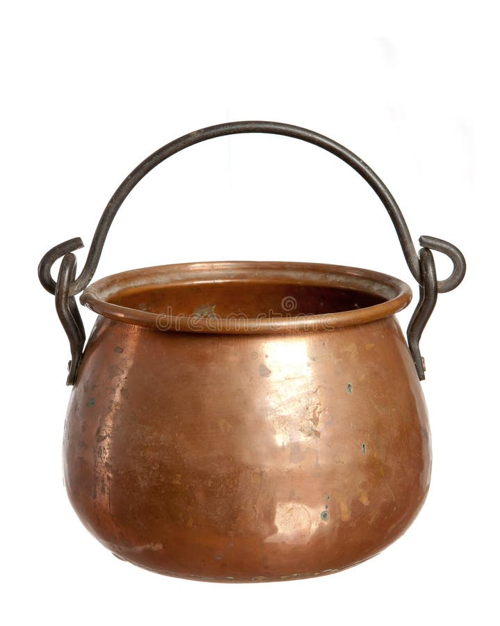 Old bronze pot stock photo. Image of ancient, container - 24922556