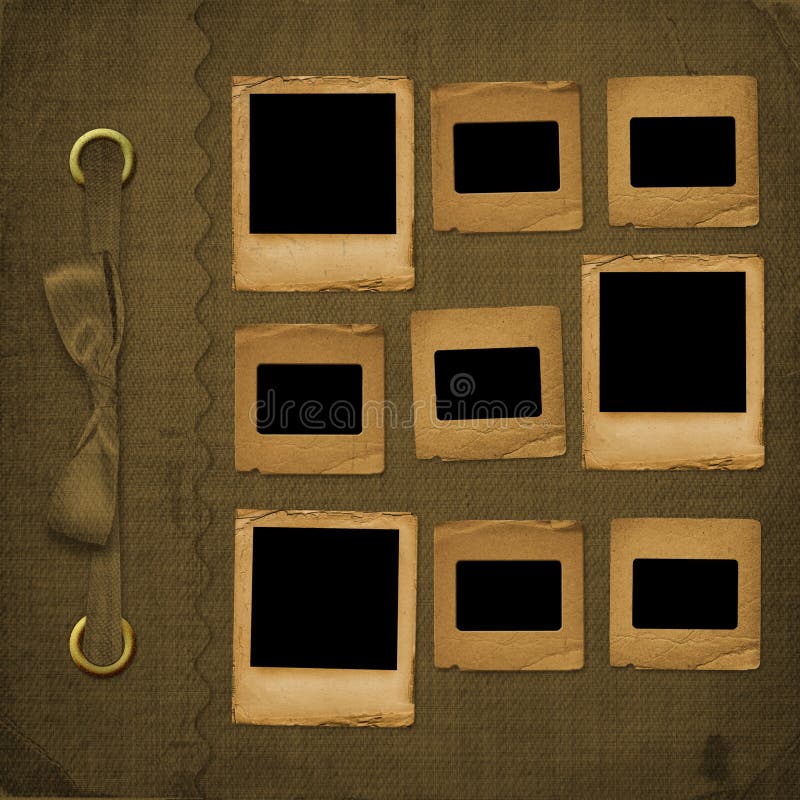 Red cover for an album stock illustration. Illustration of paper - 3812229