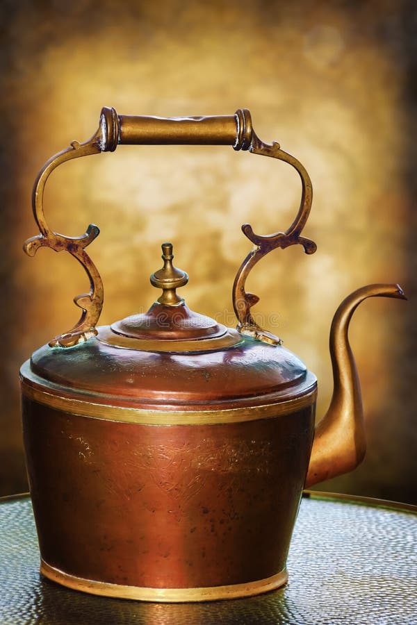 Old brown kettle stock photo. Image of cooking, design - 29229662