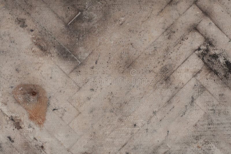 Old Linoleum, Which for a Long Time Lay on the Floorboard. Grunge ...