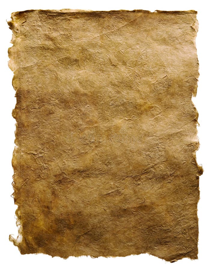 Old brown paper stock image. Image of paper, tear, life - 5667435