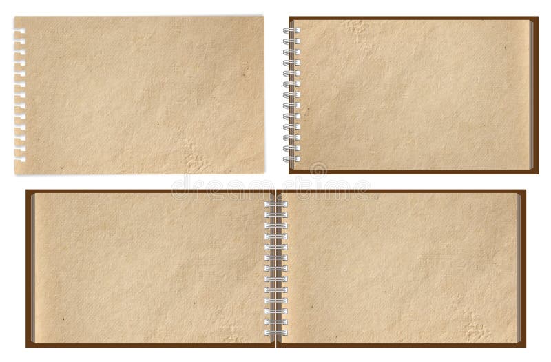 Old grunge notebook page stock illustration. Illustration of paper ...