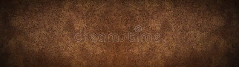 Old Brown Rustic Leather - Background Banner Panorama Long Stock Photo ...