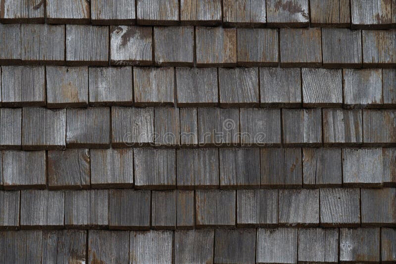 Old Brown Rustic Wooden Shingle Wall Texture - Wood Facade Architecture ...