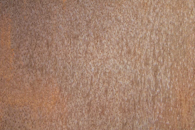Old Brown Rusty Metal Sheet with Dots. Rough Surface Texture Stock ...