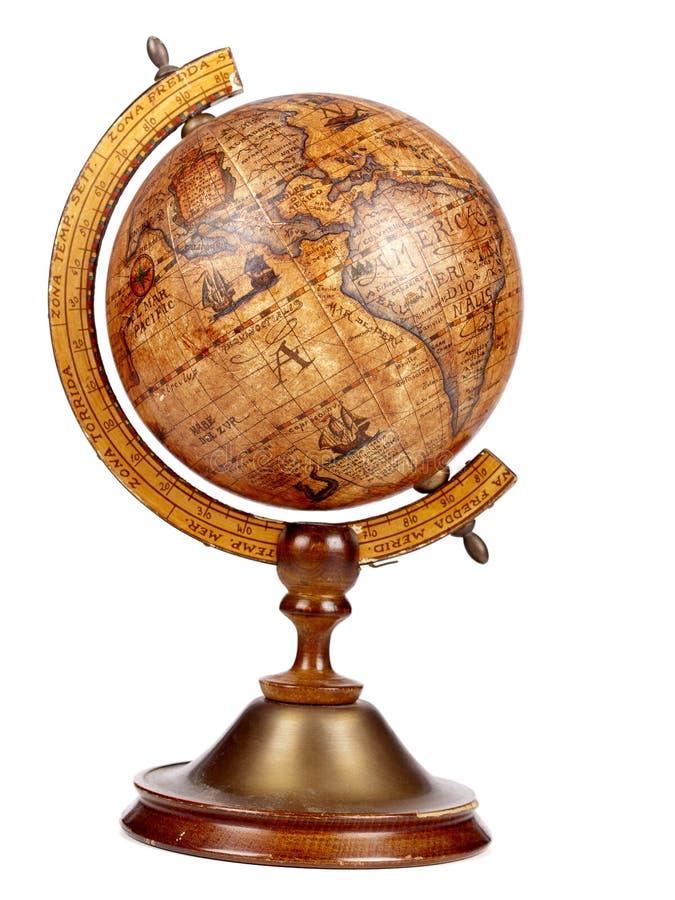 Old World Globe On Stand