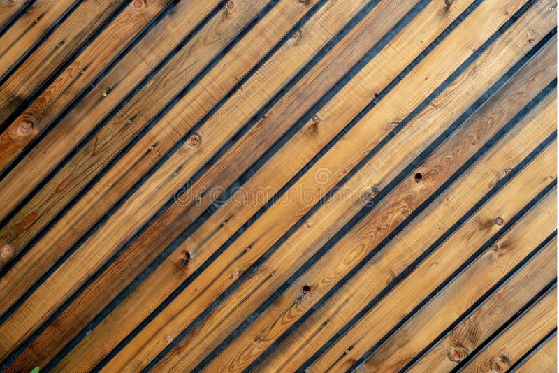 Brown Wooden Lath Textured Wall Background Stock Photo - Image of ...