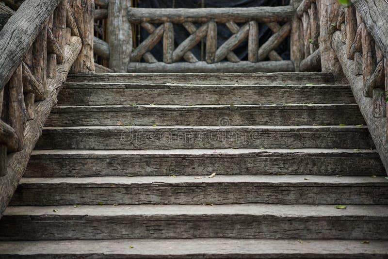 Old brown wooden stairs stock image. Image of brown, reserve - 85747951