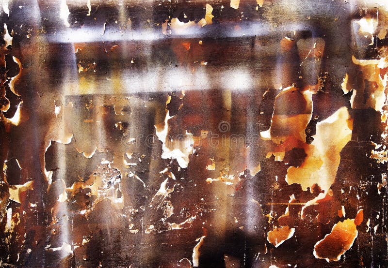 Old Deteriorated Wall, Peeled Paint. Stock Photo - Image of work ...