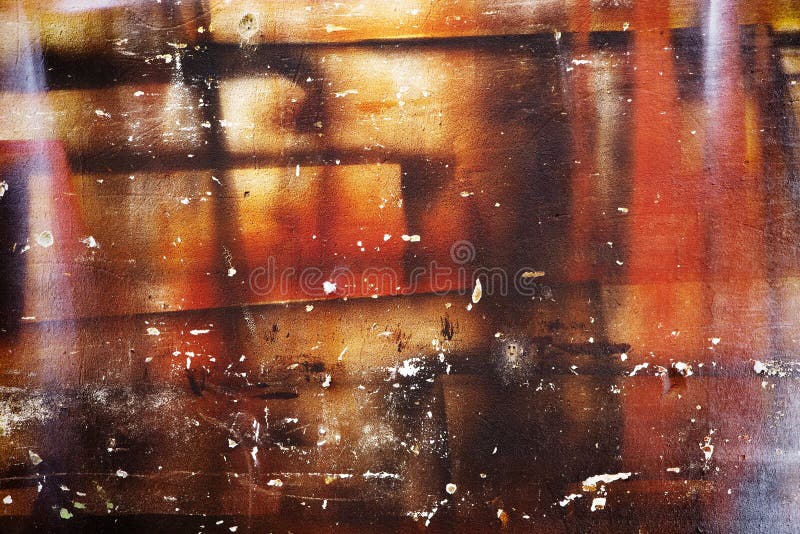 Old Deteriorated Wall, Peeled Paint. Stock Photo - Image of ready ...