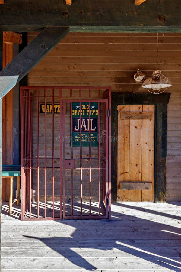 Old Bryce Town Jail in Bryce, Utah, USA on November 5, 2009 Editorial ...