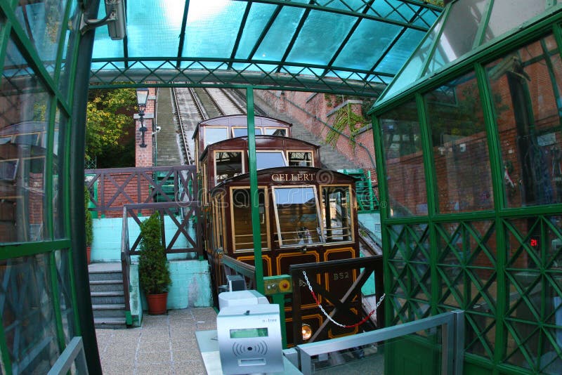 Old Budapest funicular editorial stock photo. Image of historical ...