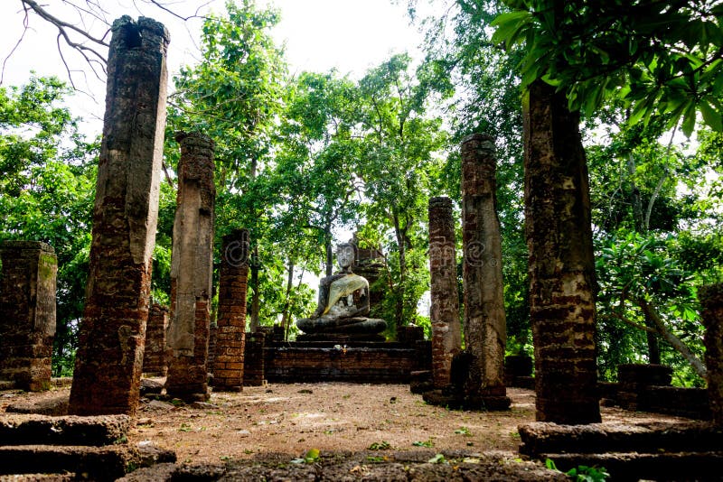 Old budda stock image. Image of jungle, grove, budda - 98158965