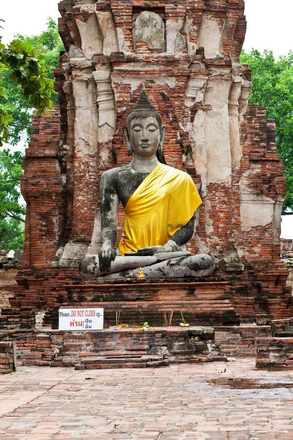 Old Buddha Statue stock image. Image of ancient, tourism - 21831145