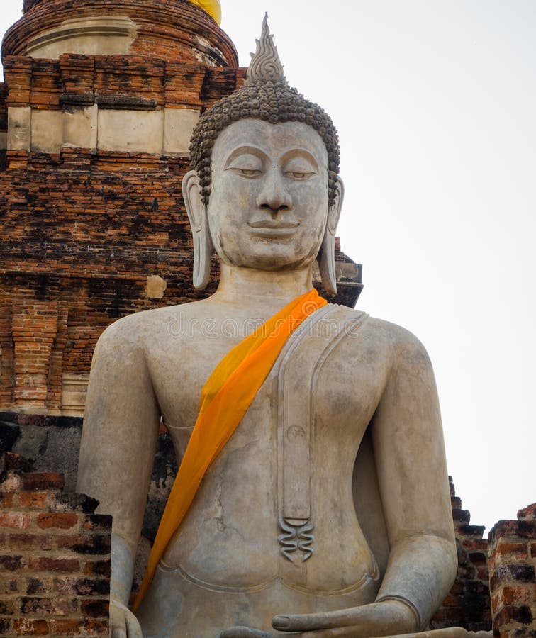 Old Buddha Statue stock photo. Image of buddha, history - 66727388