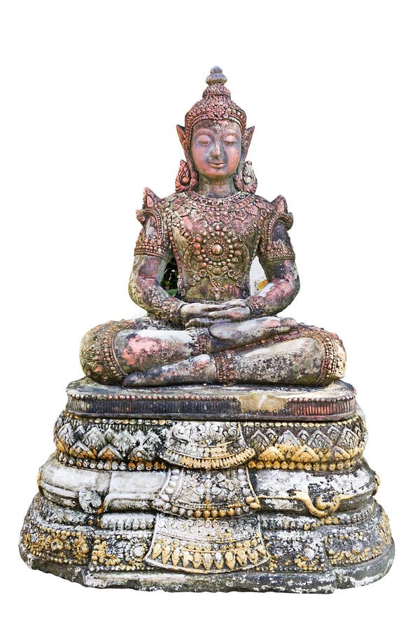 Old Buddha Statue stock photo. Image of ornate, glossy - 45069782