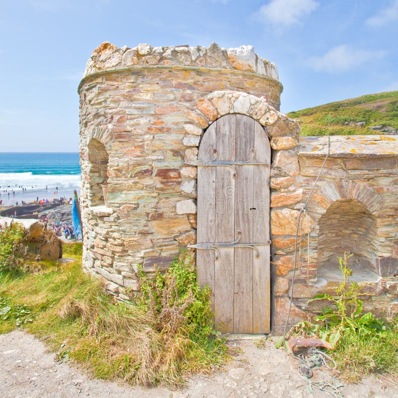 Old building stock photo. Image of cornwall, strand, abandoned - 20756036