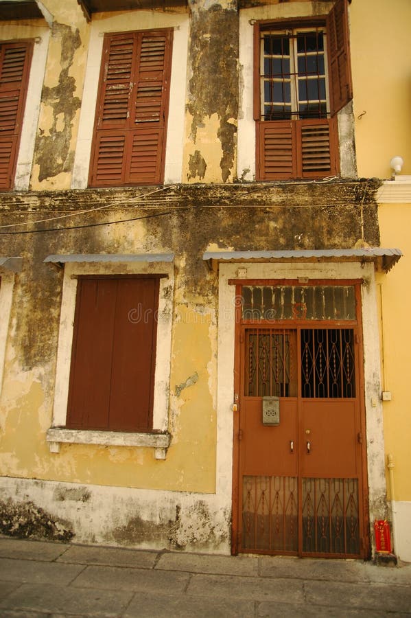 Old building stock photo. Image of yellow, building, town - 5693148