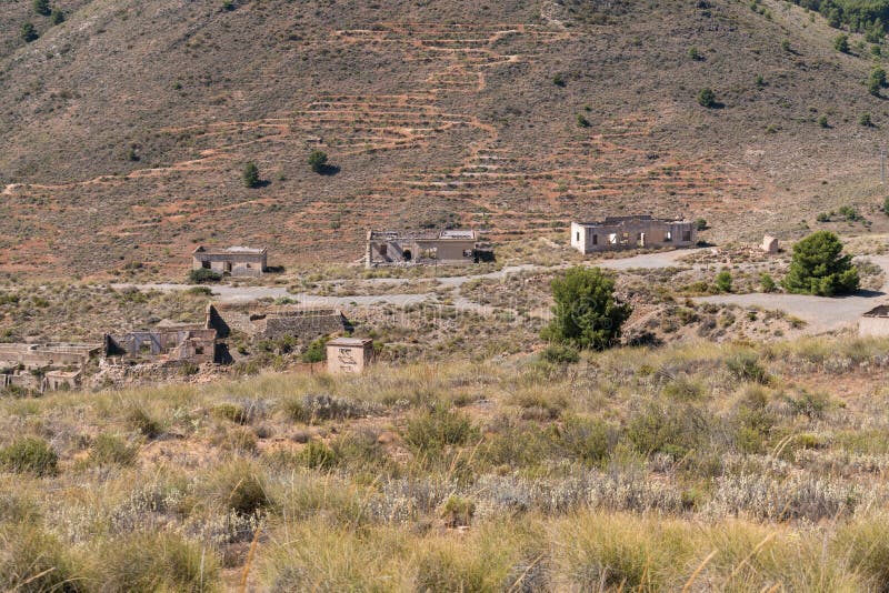 Old Building in an Abandoned Mining Complex Stock Photo - Image of ...