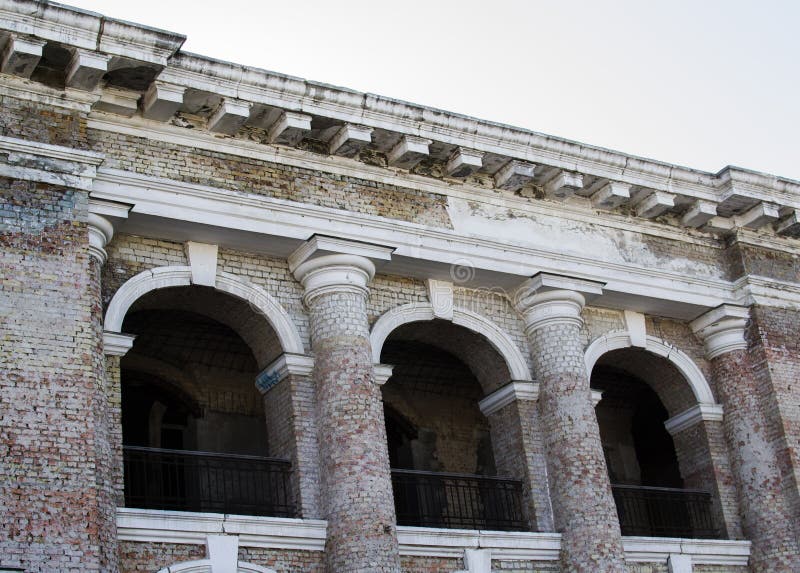 Old Building with Architectural Decoration Stock Photo - Image of ...