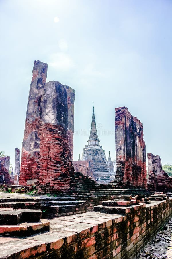 Old Building in Ayutthaya City of Thailand. Stock Photo - Image of ...