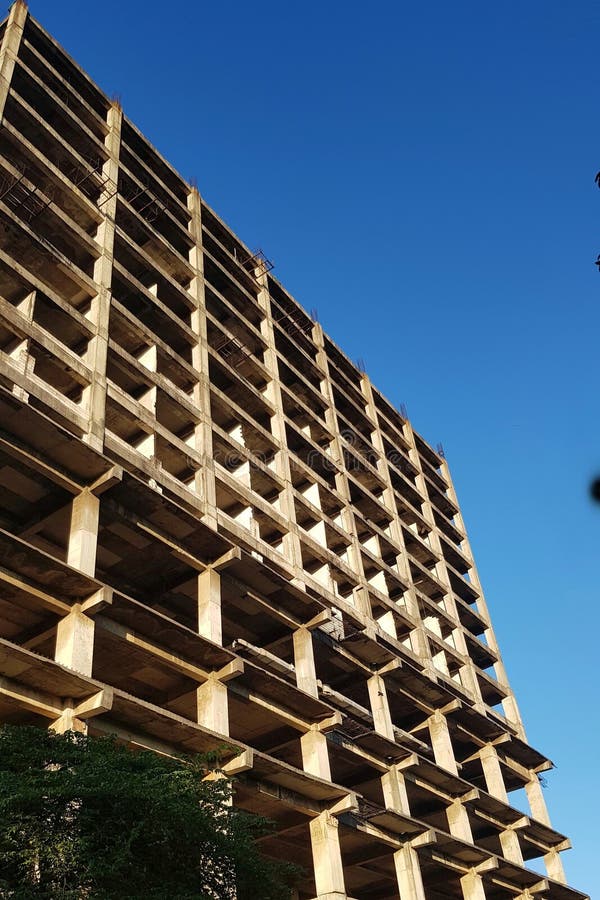 The Old Building in Batam Never Finish Stock Image - Image of never ...