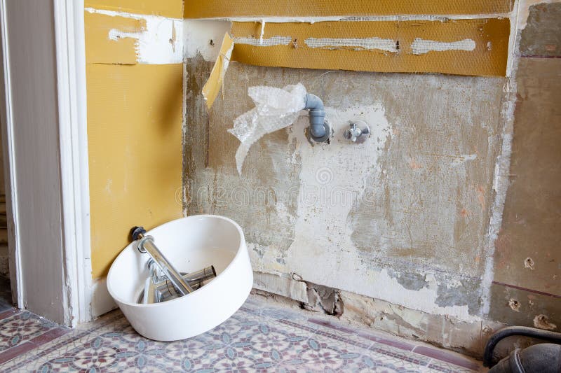 Old Building Bathroom There Sink Stock Photos - Free & Royalty-Free ...