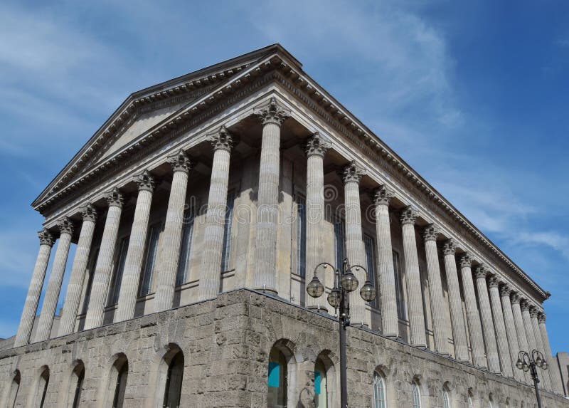 The Old Building in Birmingham City Center Stock Photo - Image of wall ...