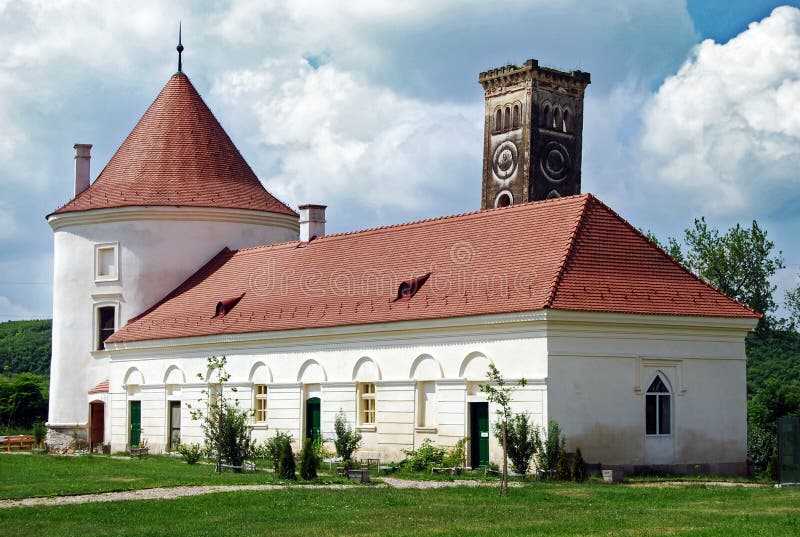 Baroque Castle stock photo. Image of cluj, lawn, pond - 19038432