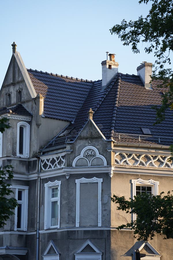 Old Building of 1900 Built, with Corresponding Inscription on the ...