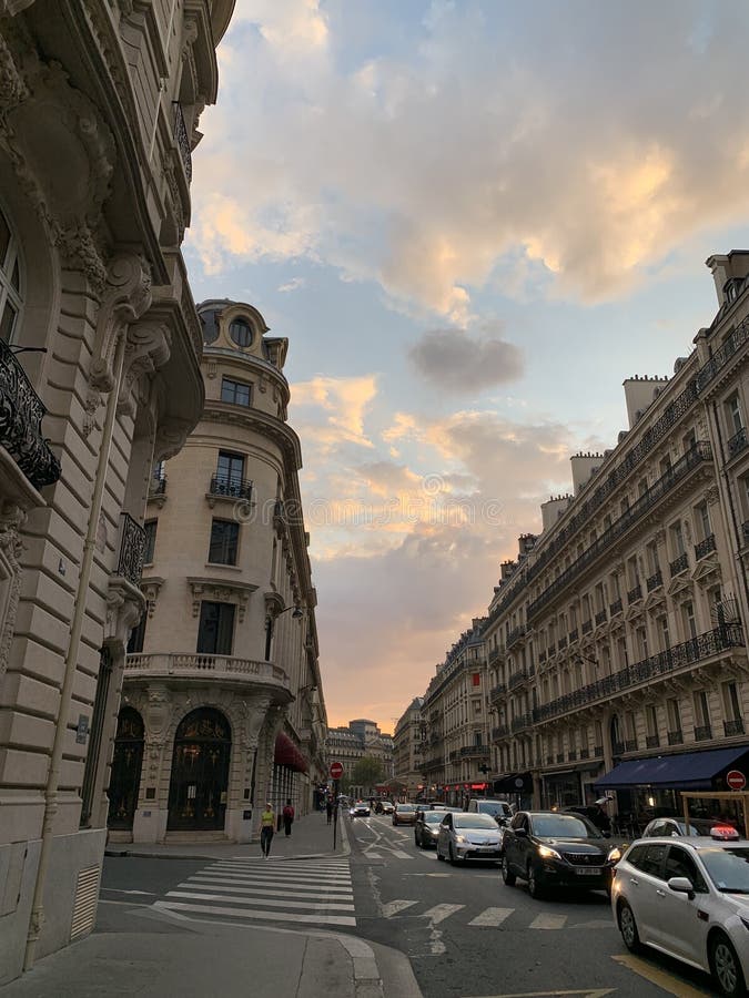 Old Building in the City on a Beautiful Sunset Editorial Image - Image ...