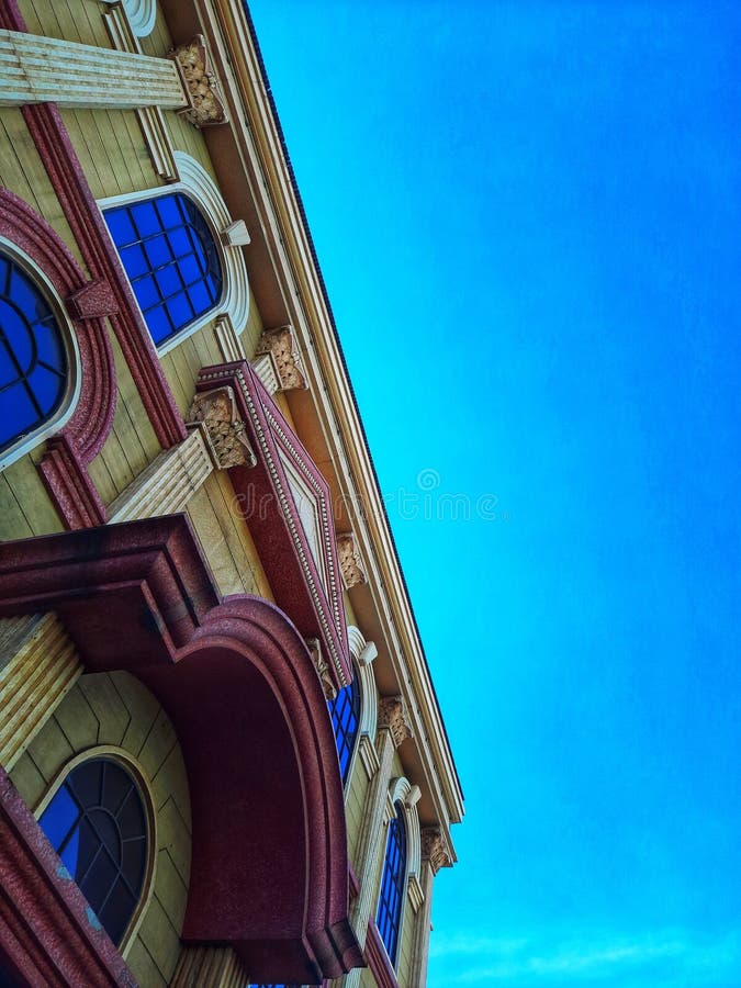 An Old Building with a Classic Architectural Stock Image - Image of ...