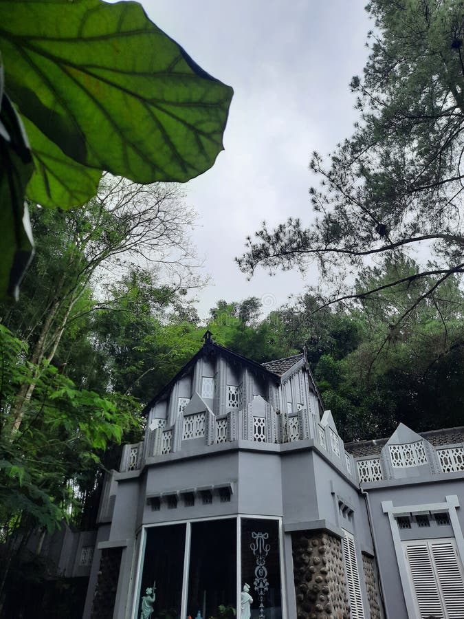 Old Building Colonial Forest Silver Stock Photo - Image of building ...